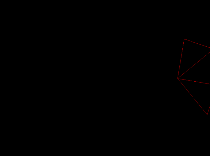 Use Turbo C to perform translation, rotation, scaling and symmetry of ...