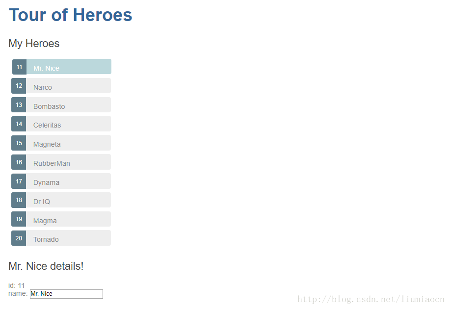 Angular 4入门教程系列：4：tour Of Heroes之事件处理ngforlet Hero Of Heroes Async Csdn博客 