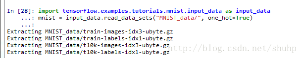 安装tensorflow，运行mnist示例tensorflowexamplestutorialsmnist Csdn博客 
