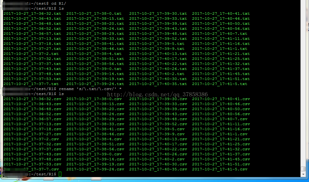 Linux 批量修改文件名后缀名命令rename Linux所有文件增加后缀命令 Csdn博客