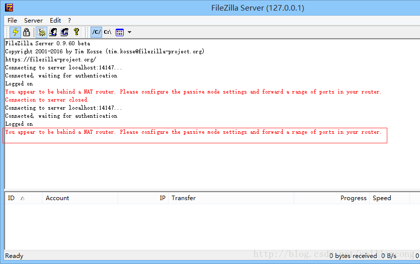 Ftp之filezilla安装与配置 Yellowcongyou Appear To Be Behind A Nat Router Please Confi Csdn博客 