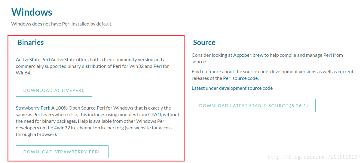 Windows下perl安装教程 Csdn博客