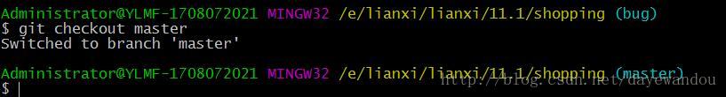 Gitgit Bash中的branch、checkout指令（git指令）git Bash Checkout Csdn博客 2831