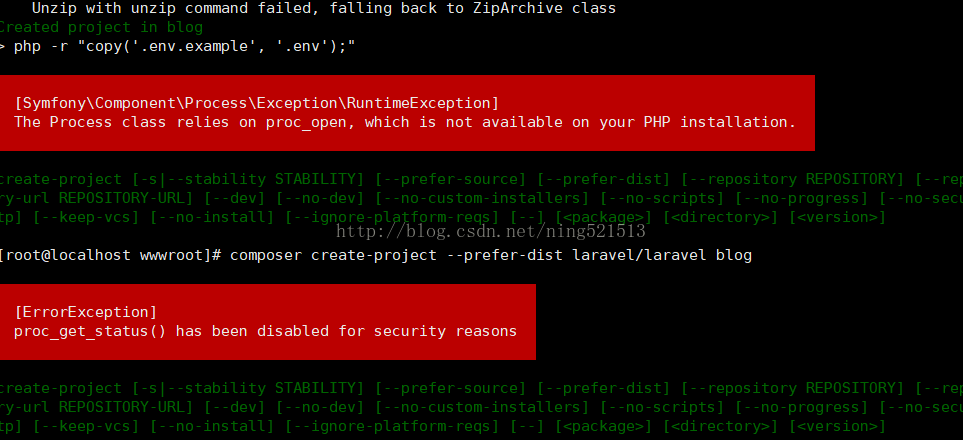 Lnmp一键安装环境上laravel报500错误记录lnmpa Lavarel 500错误 Csdn博客 