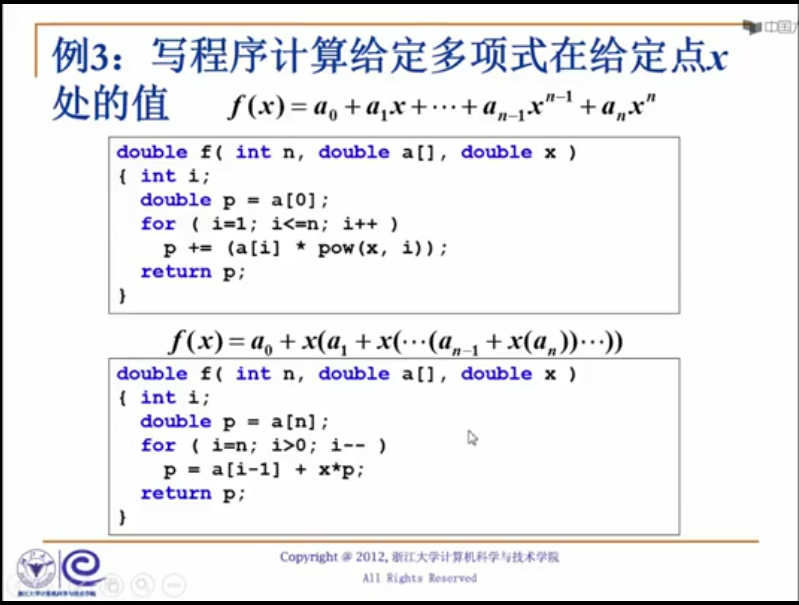 数据结构初识—— Fx多项式的算法优化求fx Anxa0算法优化 Csdn博客 