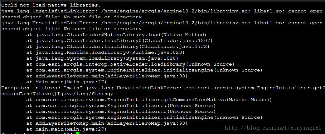 Linux 下如何运行engine Java 程序 Arcengine10 2 Linux Csdn博客