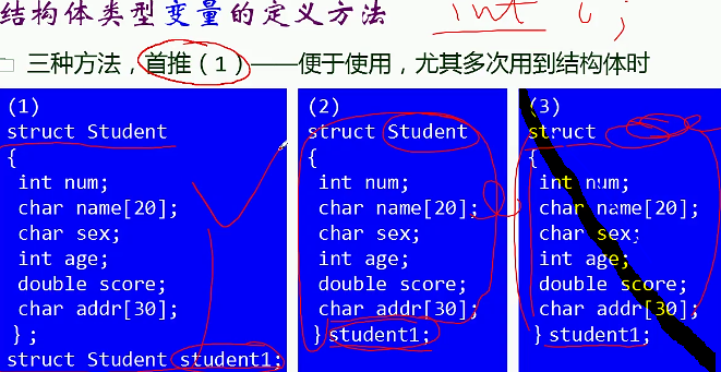 C语言进阶 第11～13讲：结构体（含数组和函数）带成员函数的结构体数组 Csdn博客