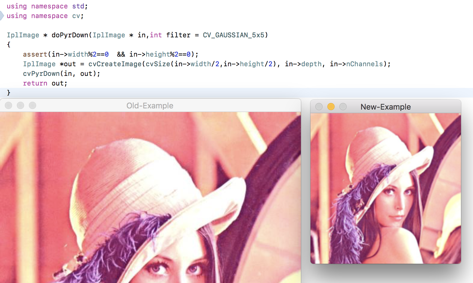 Opencv 缩放比例为2的图像处理 Cvpyrdownnew Opencvsharpwindow如何设置缩放比例 Csdn博客