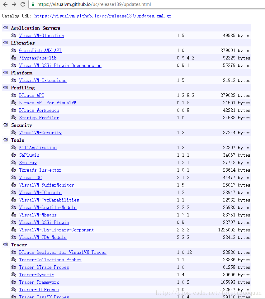 Java Visualvm 插件地址，安装visual Vm插件，修改下载插件地址使插件可以直接在jvisualvm中进行下载 
