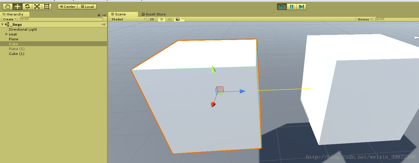Unity日常——关于射线 小白不空白的博客 Csdn博客