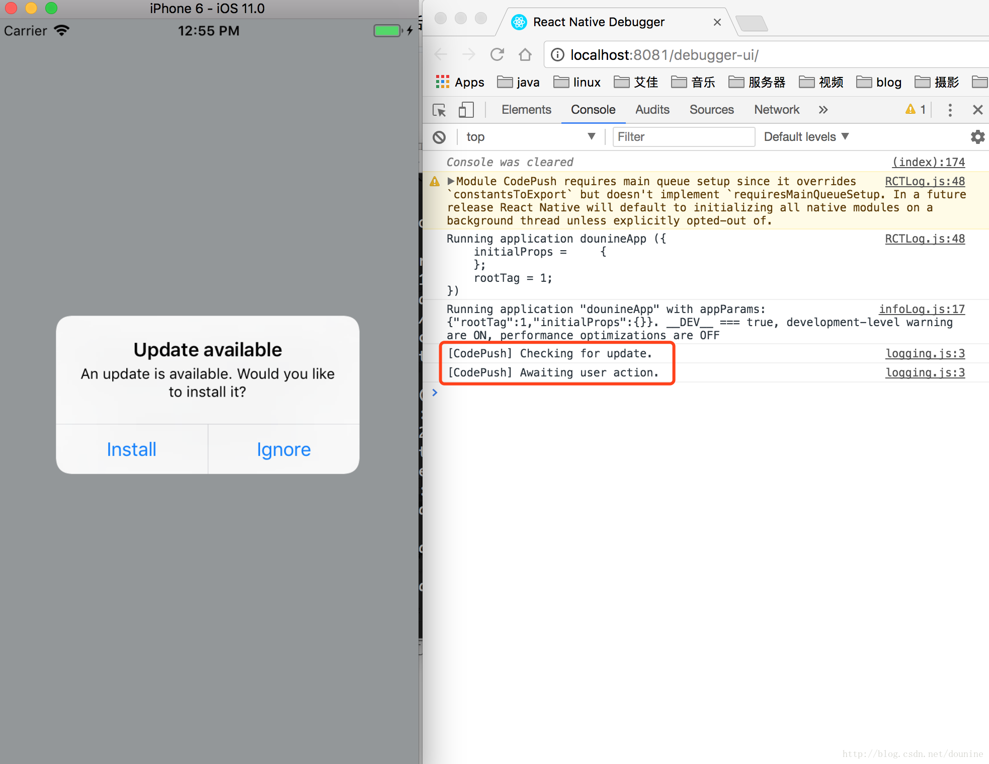 3分钟完成react Native热更新enter Your Token From The Browser Csdn博客 