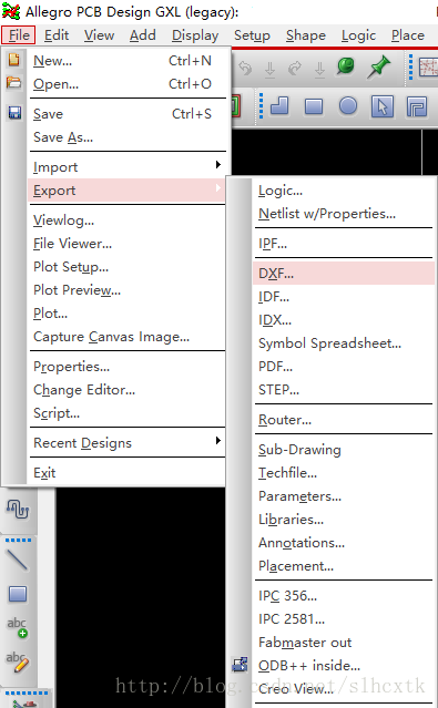 用allegro导出dxf Dwg格式文件 Brd文件转dxf Csdn博客