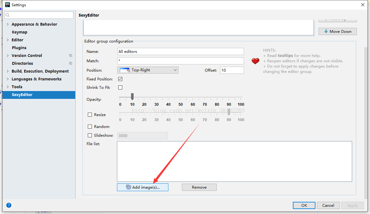 Webstorm设置编辑器背景图片webstorm设置动态背景 Csdn博客 