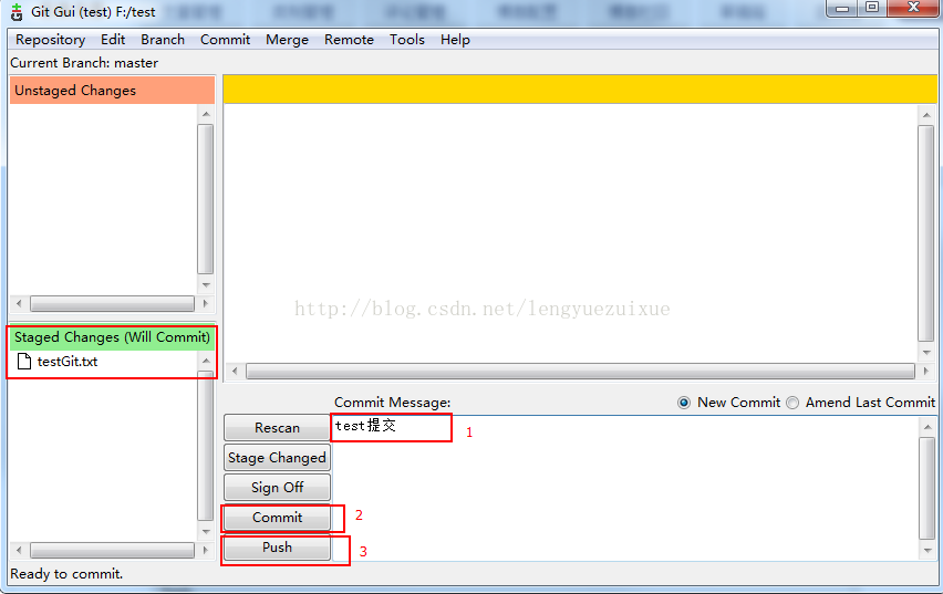 利用git Gui来使用github远程仓库冷月醉雪的博客 Csdn博客git Gui 远程 9432