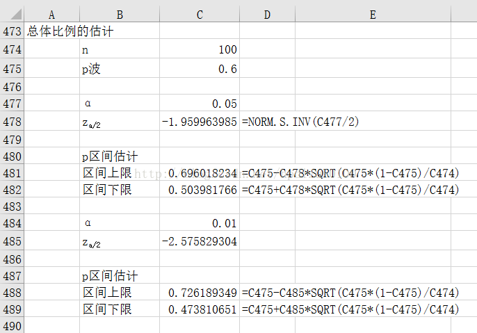 Excel在统计分析中的应用—第七章—参数估计 总体比例的估计知道部分比例怎么预估总体比例 Csdn博客 