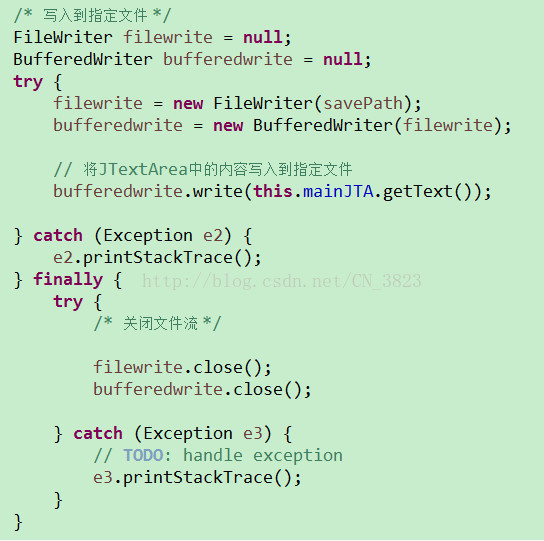 Java文件流 Ioexception Stream Closed”异常解决exception