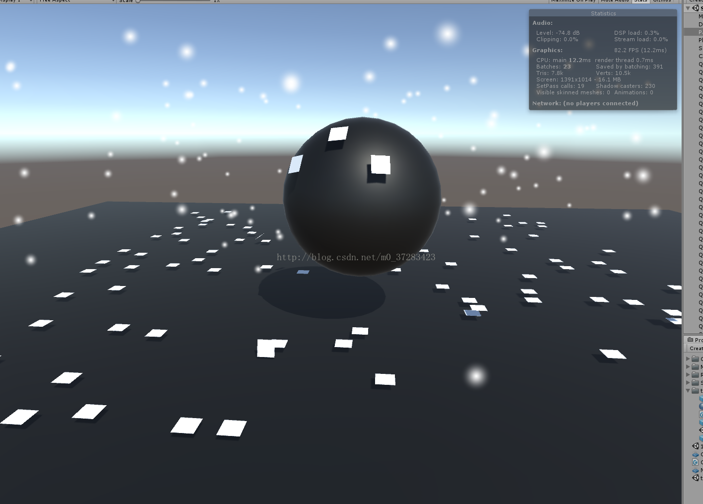 Unity利用粒子系统模拟下雪积雪效果unity粒子下雪 Csdn博客 