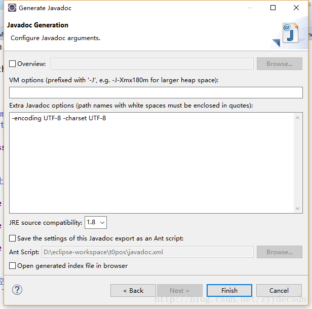 Javadoc 错误：编码gbk不可映射字符javadoc 错误 不支持编码 Utf 8 Charset 1 个错误 Csdn博客 