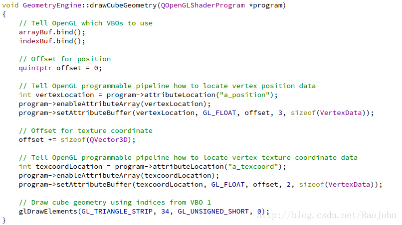 Qt对opengl的封装 Qopenglbuffer Raojohn的博客 Csdn博客