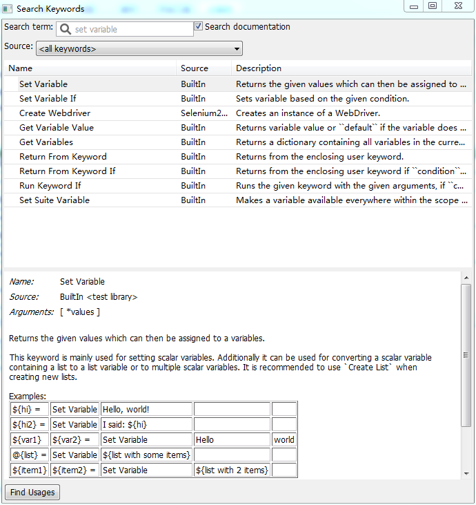 自学robotframework笔记 List变量robot Set Variable List Csdn博客 