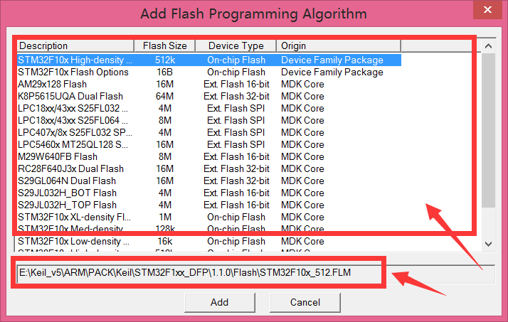 Keil 5的add Flash Programming Algorithm问题解答 程序员大本营