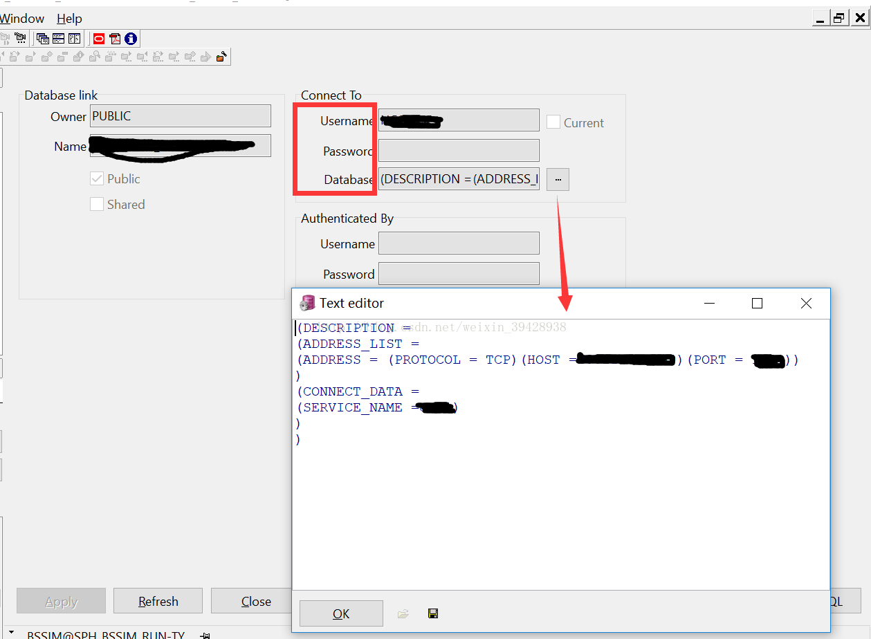 Oracle如何建立dblink Missing Identified Keyword Csdn博客