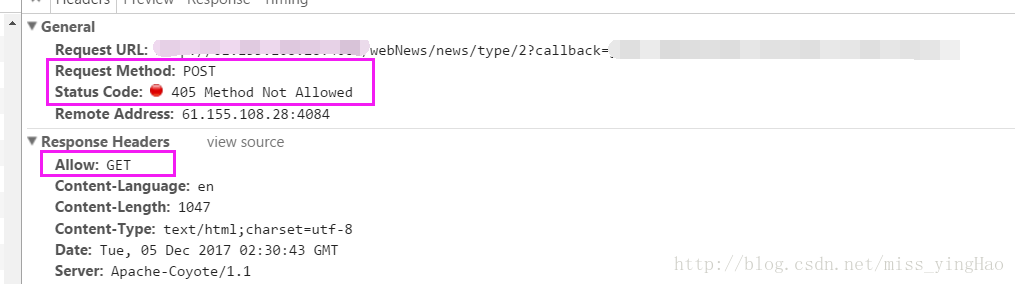 Jsonp请求只能是get不能是post前端对json只能get请求 Csdn博客 