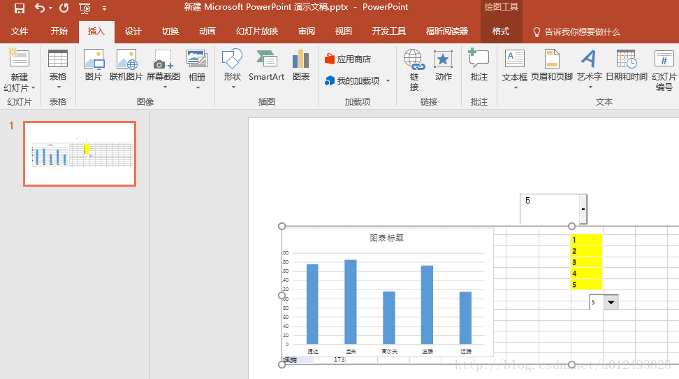 Ppt2016内嵌excel的动态图表ppt嵌套excel 播放 Csdn博客 