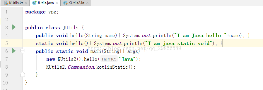 Kotlin开发android入门篇七kotlin与java相互调用android Java 调用kotlin Csdn博客 