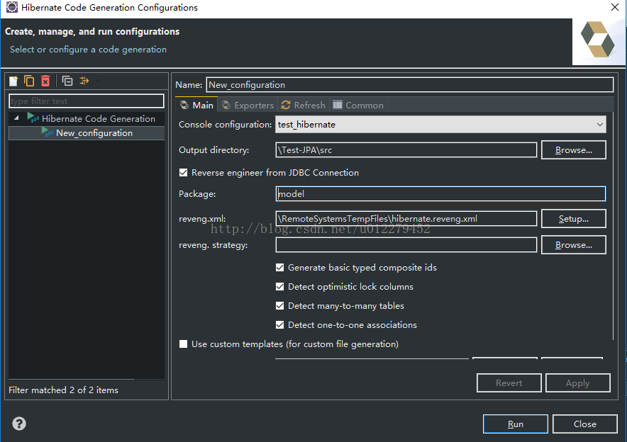 Eclipse通过hibernatetools实现逆向生成hibernate实体类或映射hibernate Reverse Tools Csdn博客 8285
