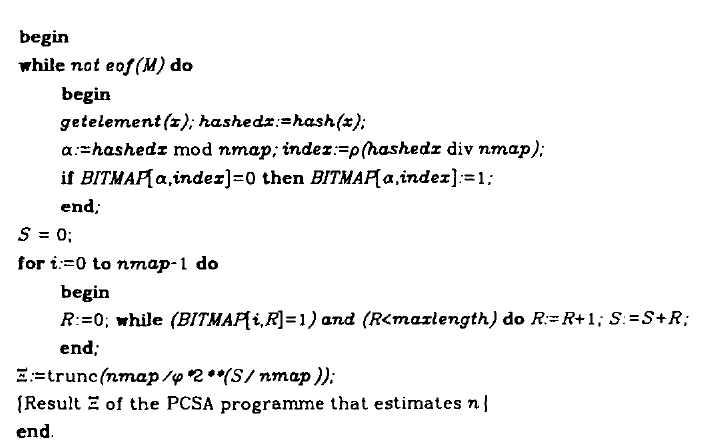 Cardinality Estimation Algorithm 1 Flajolet Martin Algorithm Programmer Sought 0305
