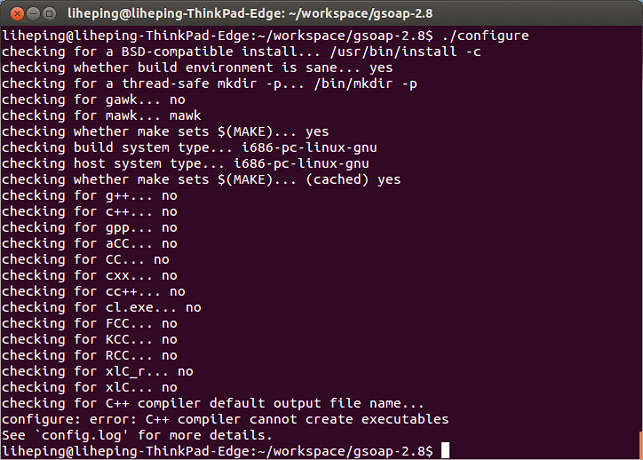 Linux I386ubuntu下编译安装gsoap2817过程记录 Csdn博客 3408
