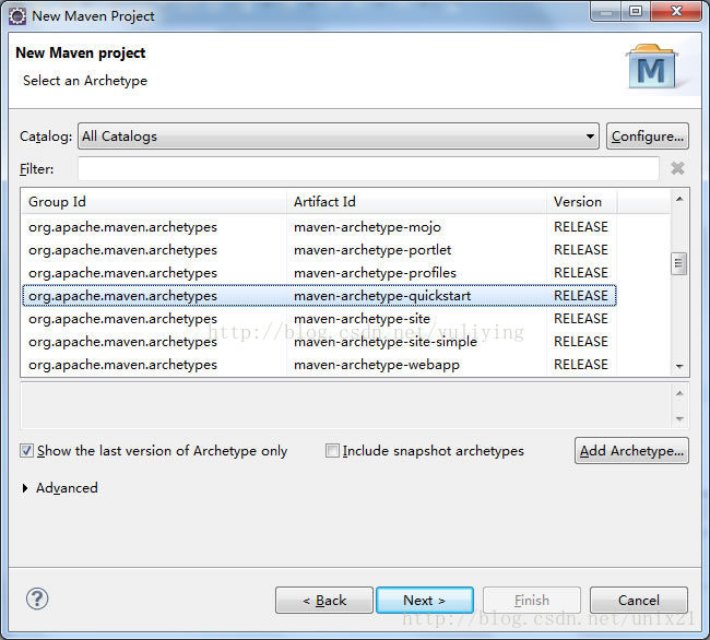 在eclipse中使用maven构建spring项目eclipse Maven Spring Csdn博客 
