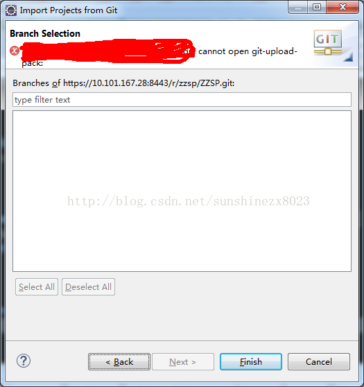 Eclipse中git从远程clone项目报错 Cannot Open Git Upload Pack 小星向上的博客 Csdn博客