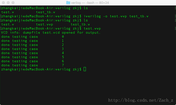 Mac上写verilog并编译仿真苹果系统iverilog Csdn博客 0308