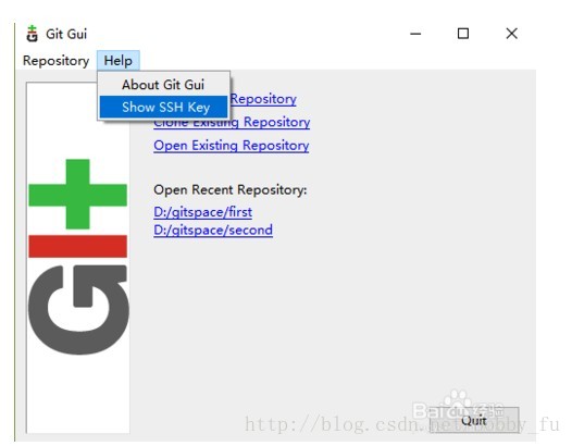 用git Gui生成ssh Keygitgui生成sshkey Csdn博客 