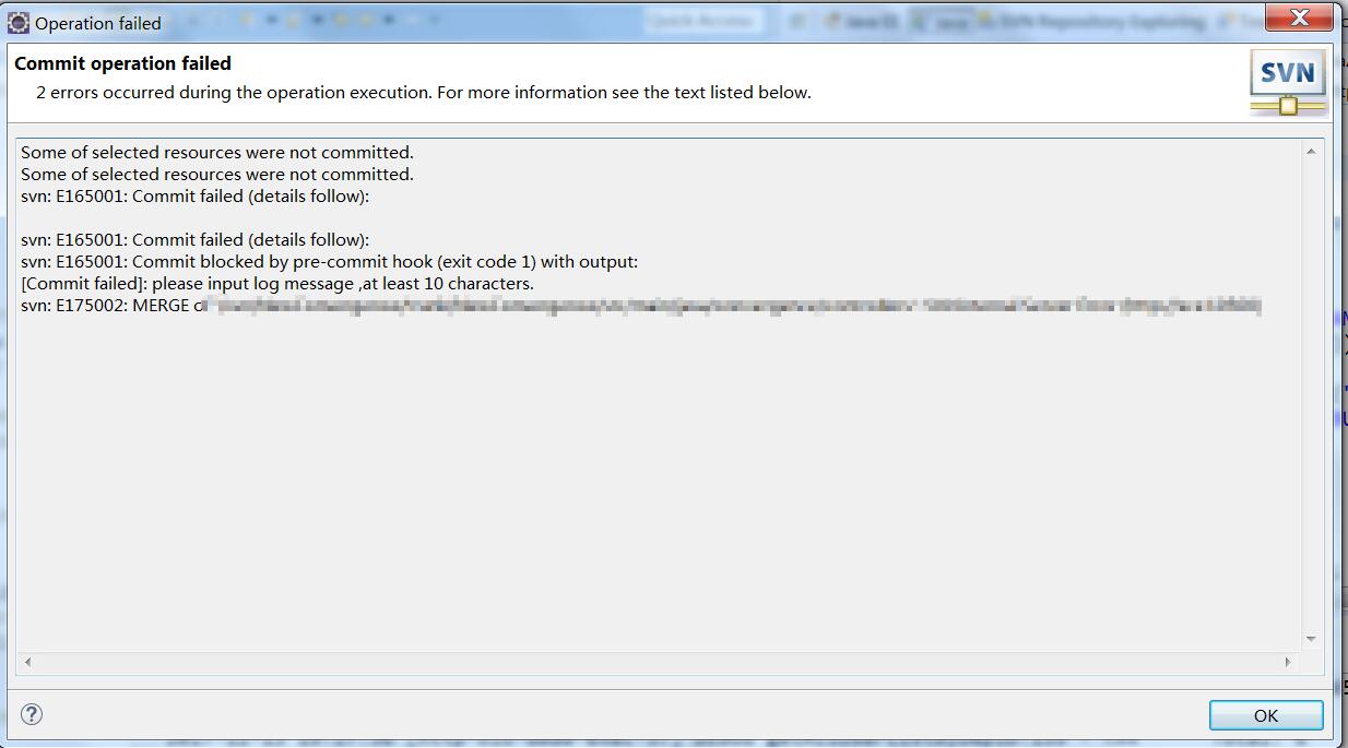 提交代码到svn，注释必填的配置windows Svn提交添加注释hook怎么配置 Csdn博客 0991