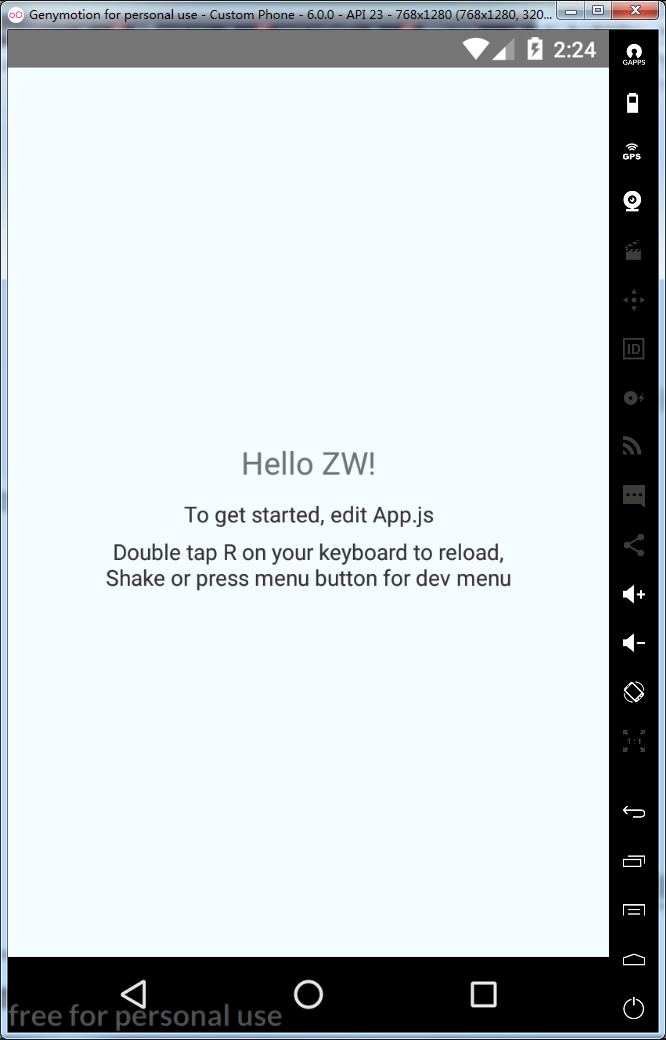 windows create react native project and run on genymotion - Programmer Sought