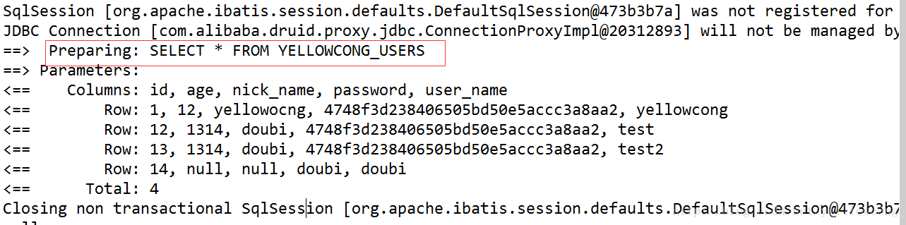 Mybatis之控制台输出sql Yellowcongmybatis 控制台输出sql Csdn博客 6154
