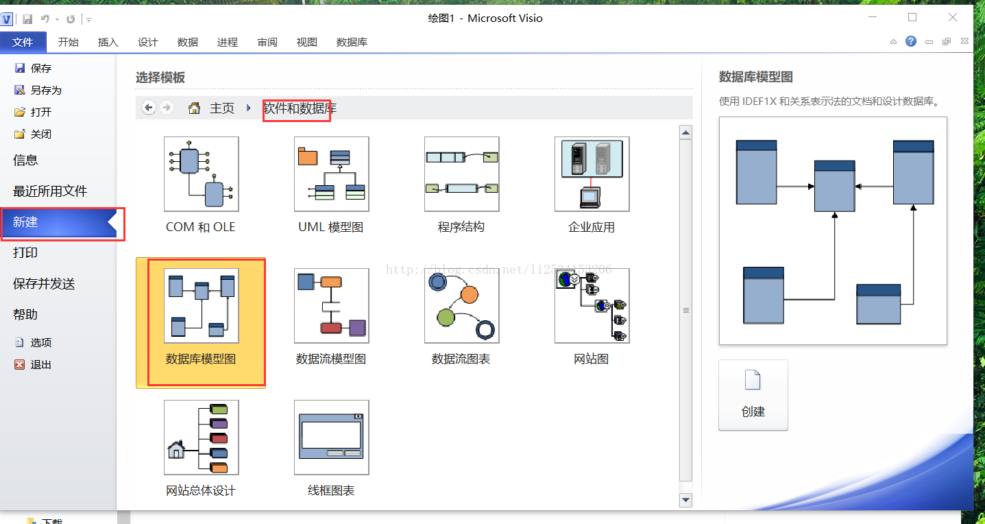 使用visio绘制数据库模型图 Csdn博客 