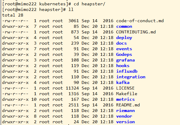 Heapster - Integración del panel de Kubernetes Heapster - programador clic