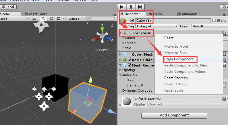Unity Tips Copy The Component Value And Paste It Into Another Objects Component Programmer 