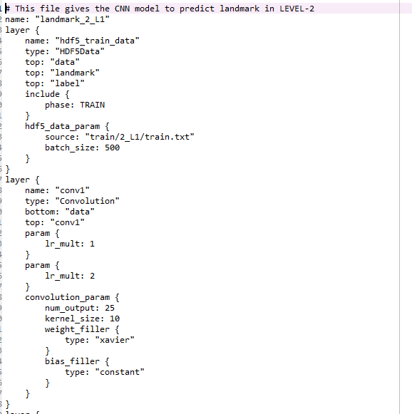 Caffe训练时出错：unknown Bottom Blob Data Layer Conv1bottom Index 0caffe Unknown Bottom Blob