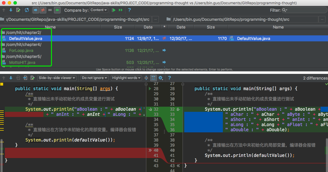 利用 Intellij Idea 进行代码对比的方法idea对比两个项目的区别 Csdn博客