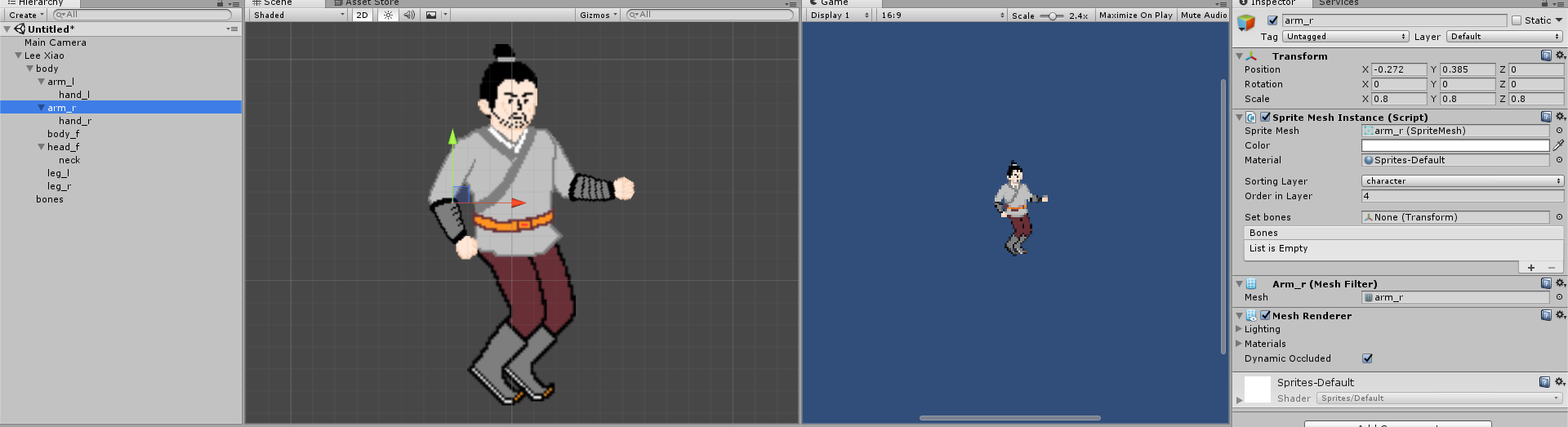 Unity 2d独立开发手记（外篇）：anima2d动画制作unity2d Anima2d Csdn博客