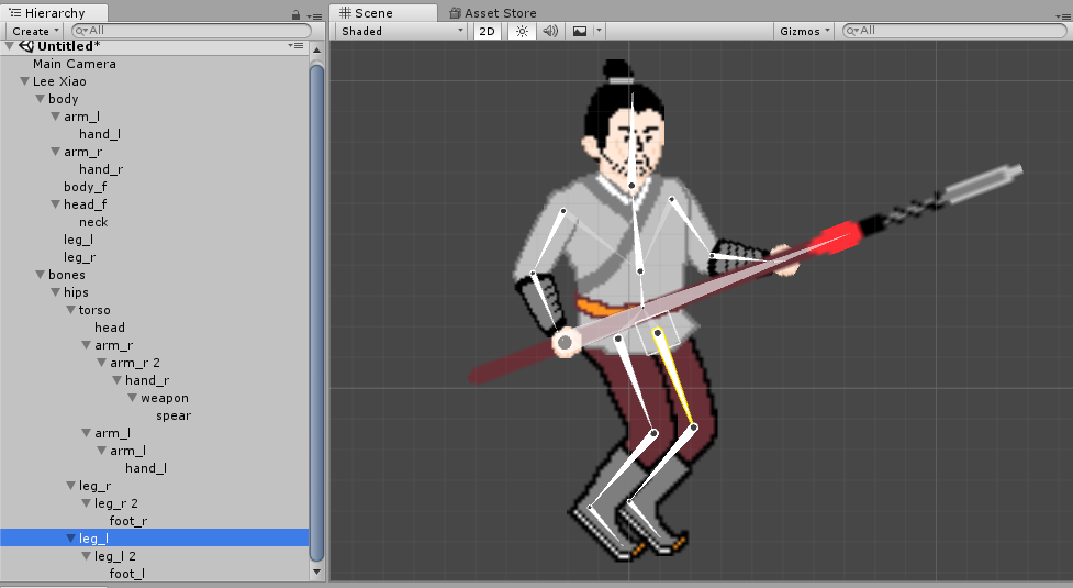 Unity 2d独立开发手记（外篇）：anima2d动画制作unity2d Anima2d Csdn博客
