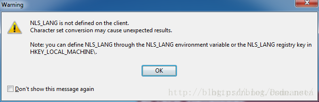 安装plsql之后弹出框nlslang Is Not Defiend，sql 数据查出来中文乱码nls Language Is Not Csdn博客 5558