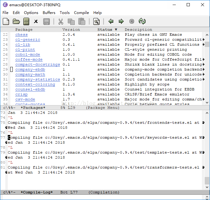 Emacs 015 自动补全插件company的安装与使用emacs Company Csdn博客 