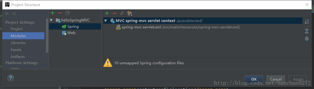 Idea中maven项目中报错：10 Unmapped Spring Configuration Files Csdn博客