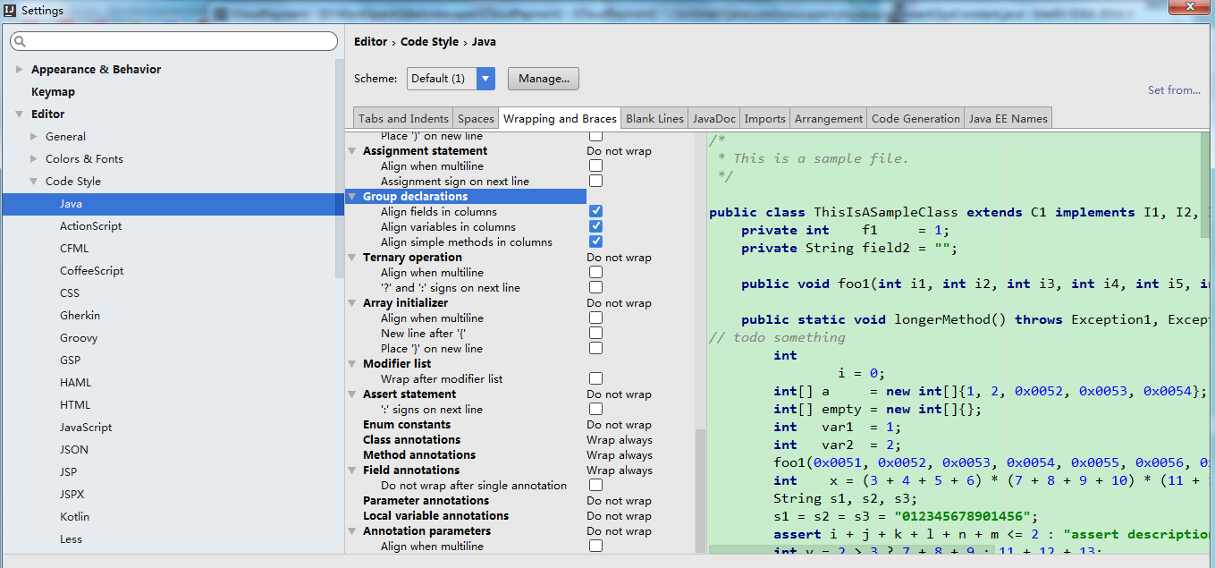 Idea：设置java中的常量类，等号对齐idea常量等号对齐 Csdn博客